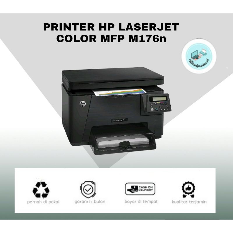 Jual Printer Hp Color LaserJet Pro Mfp M176n Print Scan Copy ...