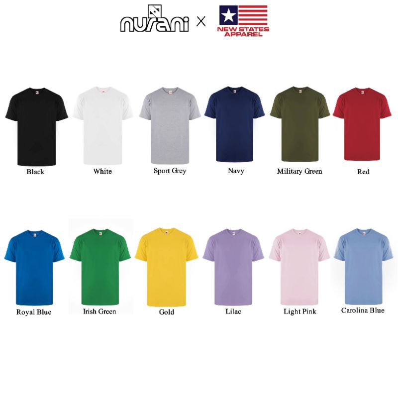 Jual Kaos Polos New State Apparel (NSA) | Shopee Indonesia