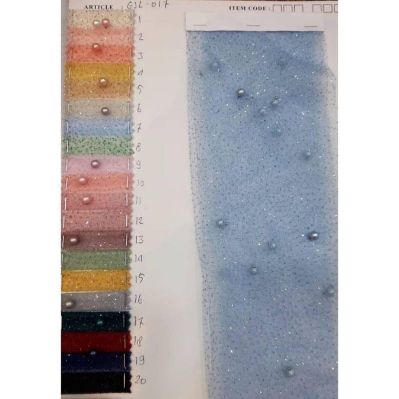 Jual kain tile gliter mutiara meteran | Shopee Indonesia