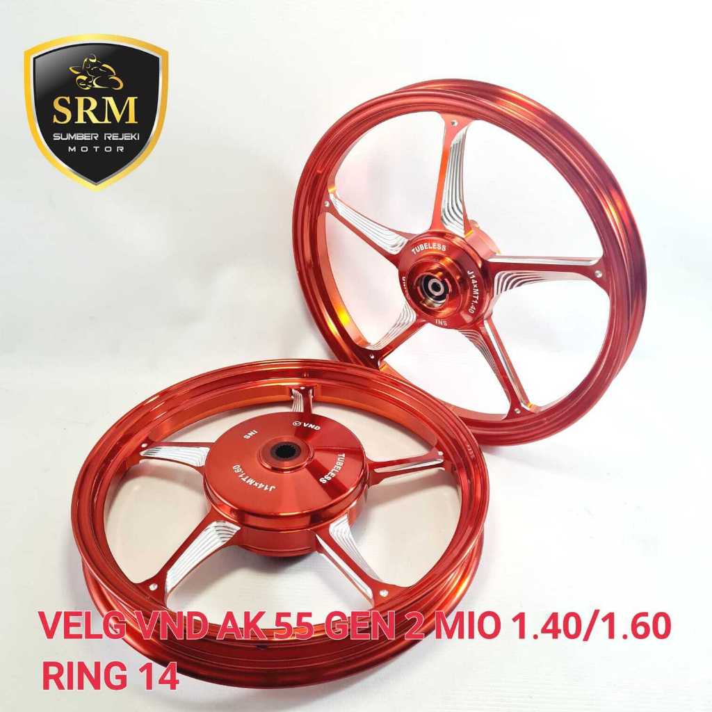 Jual Velg VND AK 55 Gen 2 Mio 1.40/1.60 Ring 14 | Shopee Indonesia