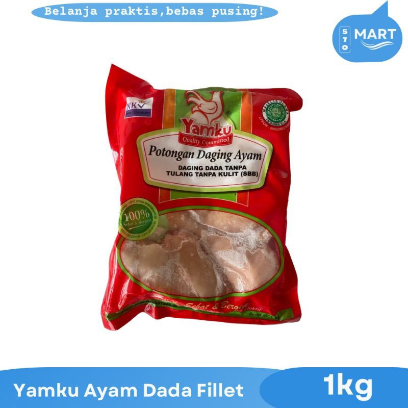 Jual Yamku Ayam dada fillet chicken breast 1kg | Shopee Indonesia
