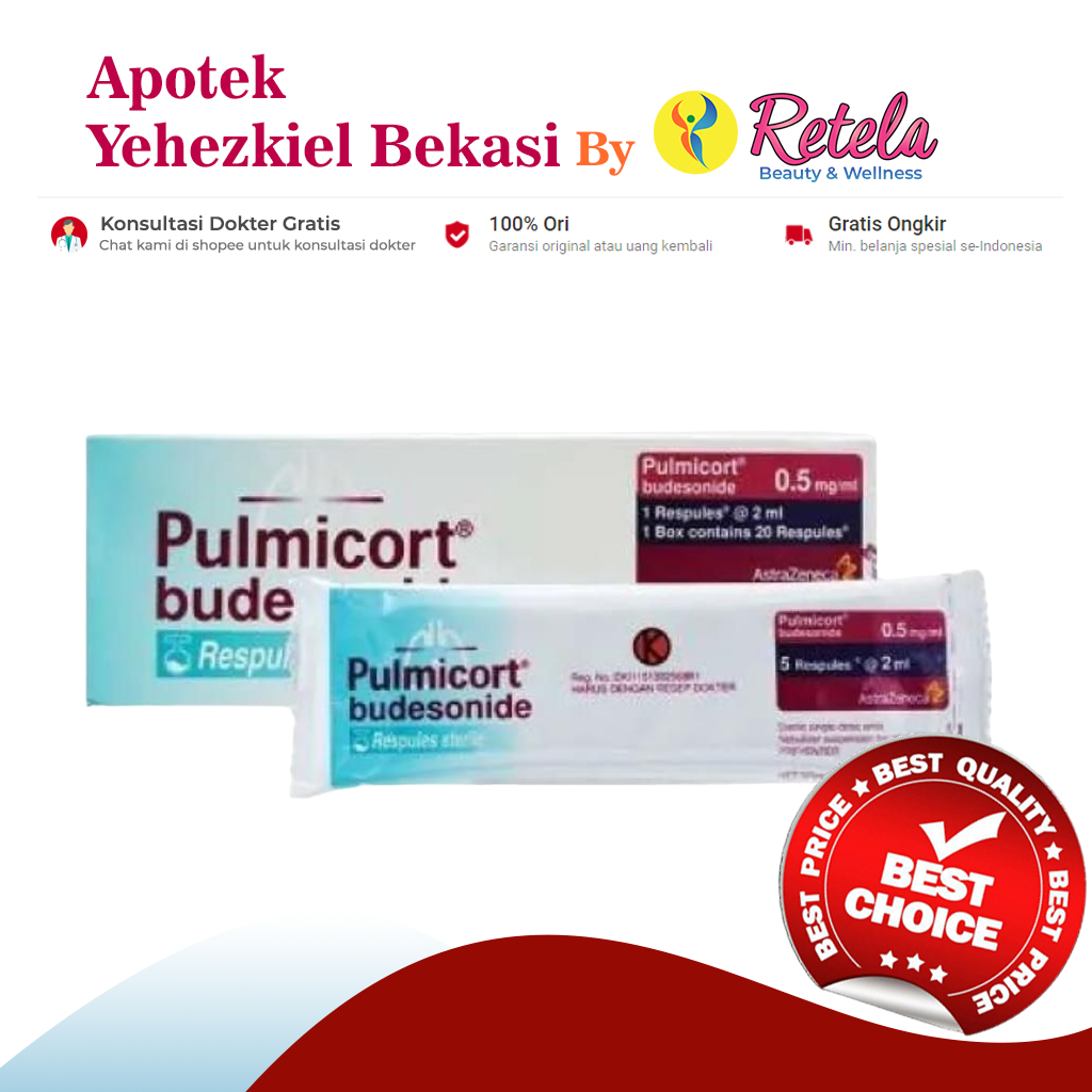 Jual PULMICORT 0.5MG 1 STRIP 5 RESPULES | Shopee Indonesia