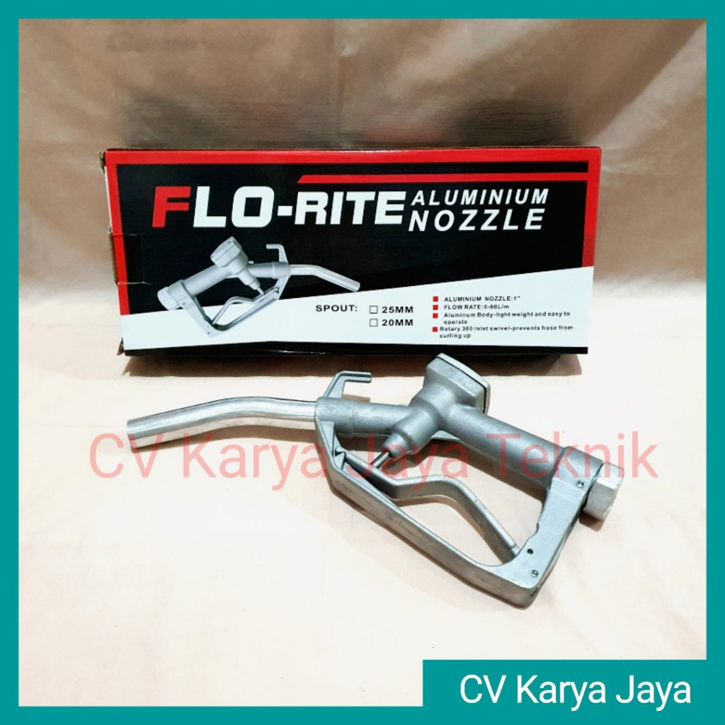Jual Gun Solar Florite / Nozzle Bensin 1” inch Flo-Rite Aluminium ...