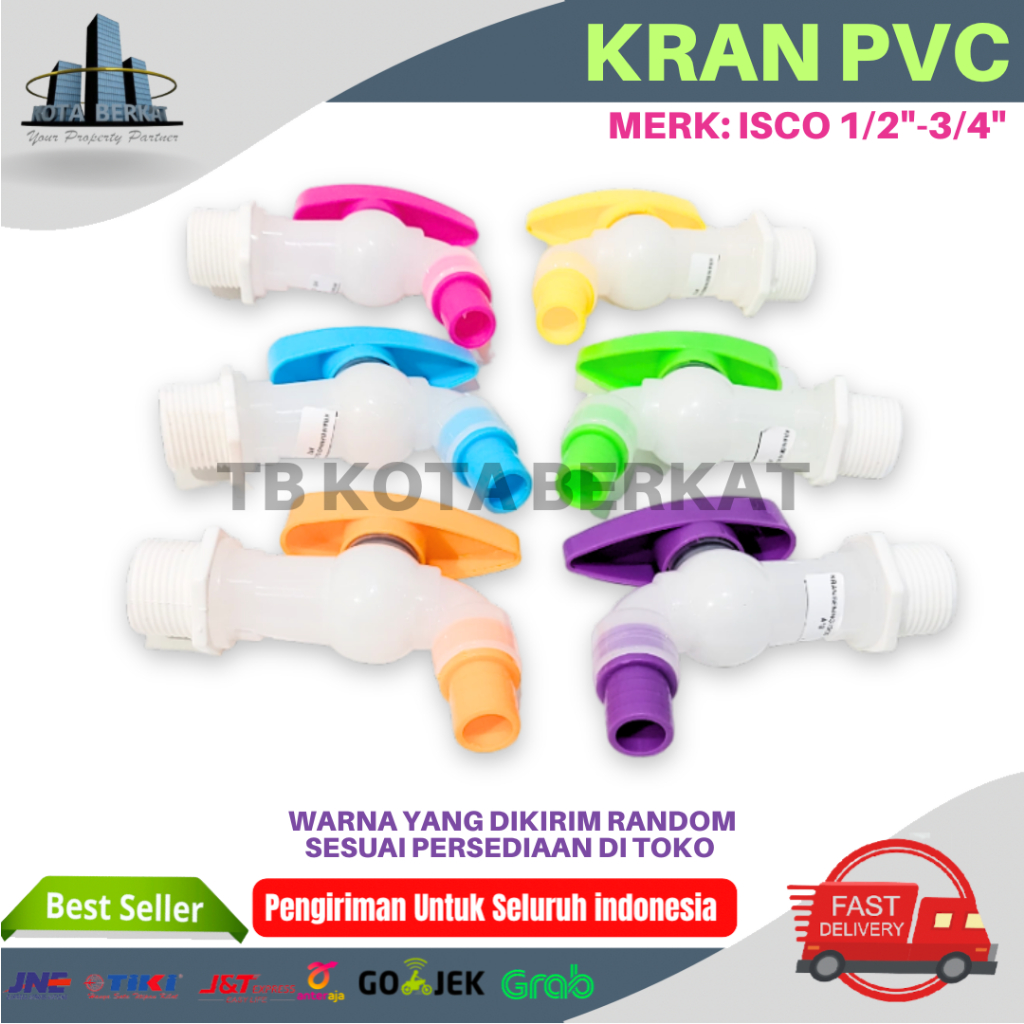 Jual KRAN ENGKOL TRANSPARAN 2 IN 1 ISCO / KRAN TEMBOK ISCO / KRAN TAMAN ...