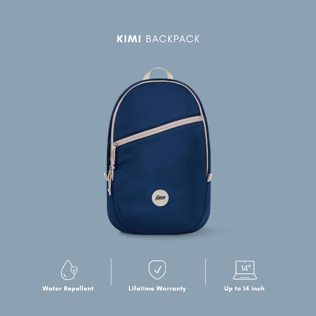 Jual Bigmo Tas Ransel Wanita Water Resistant Water Proof Kimi Blue ...