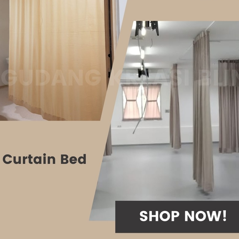 Jual Gorden Murah Tirai Premium Kain Minimalis Jaring Rumah Sakit Sekat ...