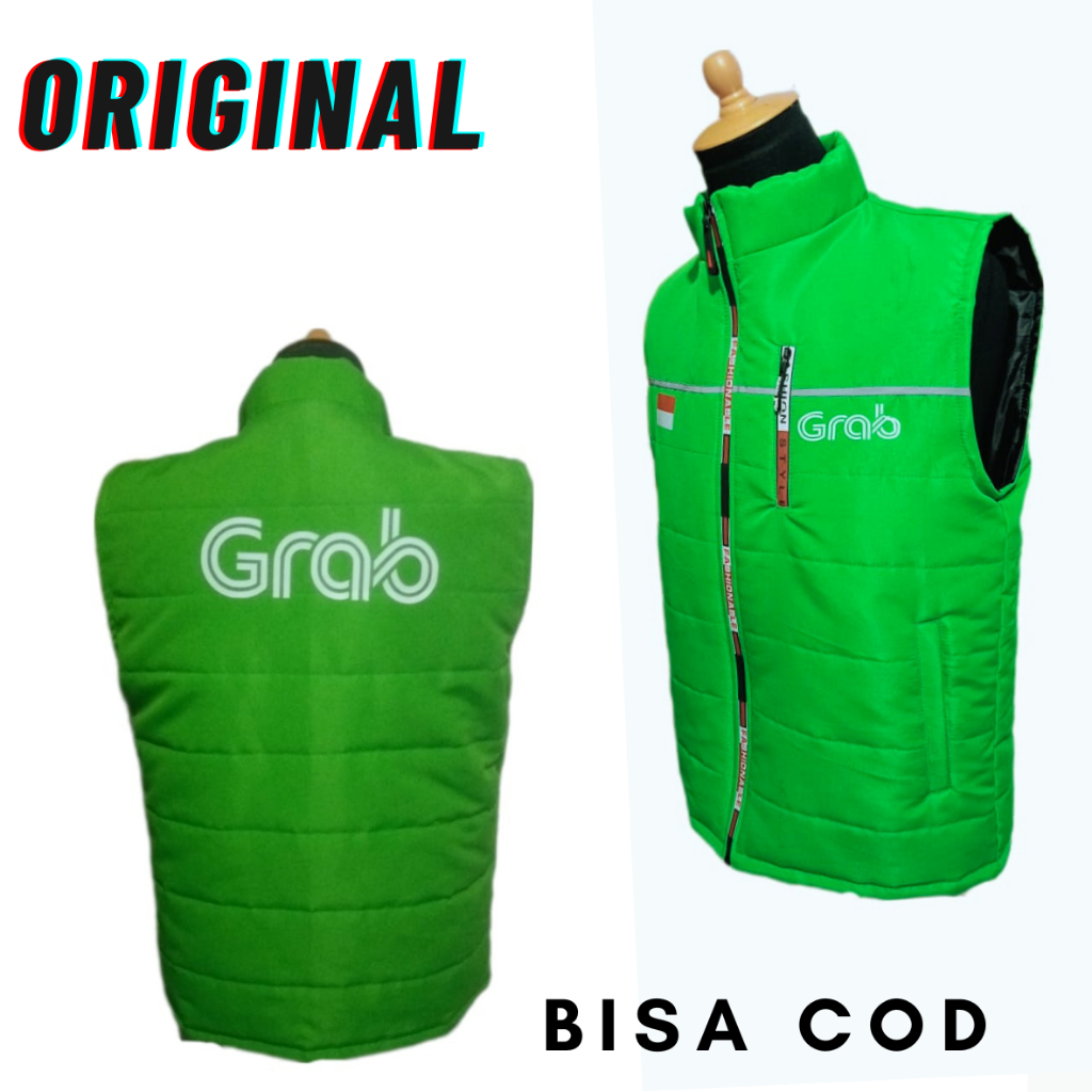 Jual Rompi Grab Terbaru Sedia 7 warna / Rompi Hiking Kupluk original ...