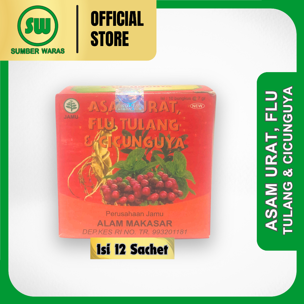 Jual Asam Urat Flu Tulang Cicunguya - Isi 10 Sachet | Shopee Indonesia