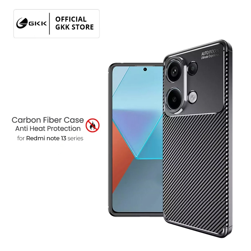 Jual GKK Casing Redmi Note 13 13 PRO PLUS 4G 5G Carbon Fiber Softcase ...