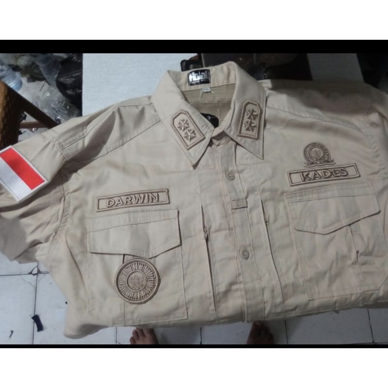 Jual KEMEJA TACTICAL KADES PREMIUM/SERAGAM KADES FULL BORDIR/KEMEJA ...