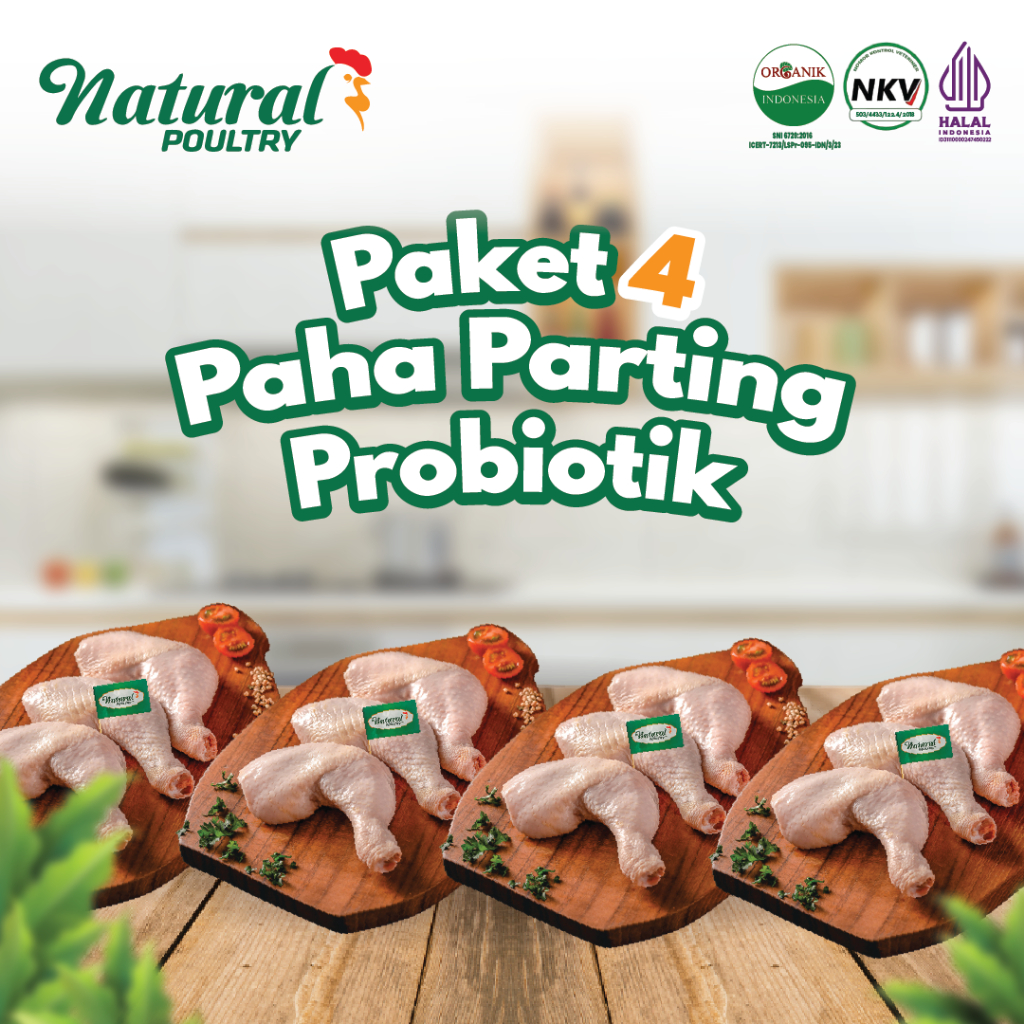 Jual Paket 4 Paha Parting Ayam Negri Probiotik (500 gram) - Natural ...