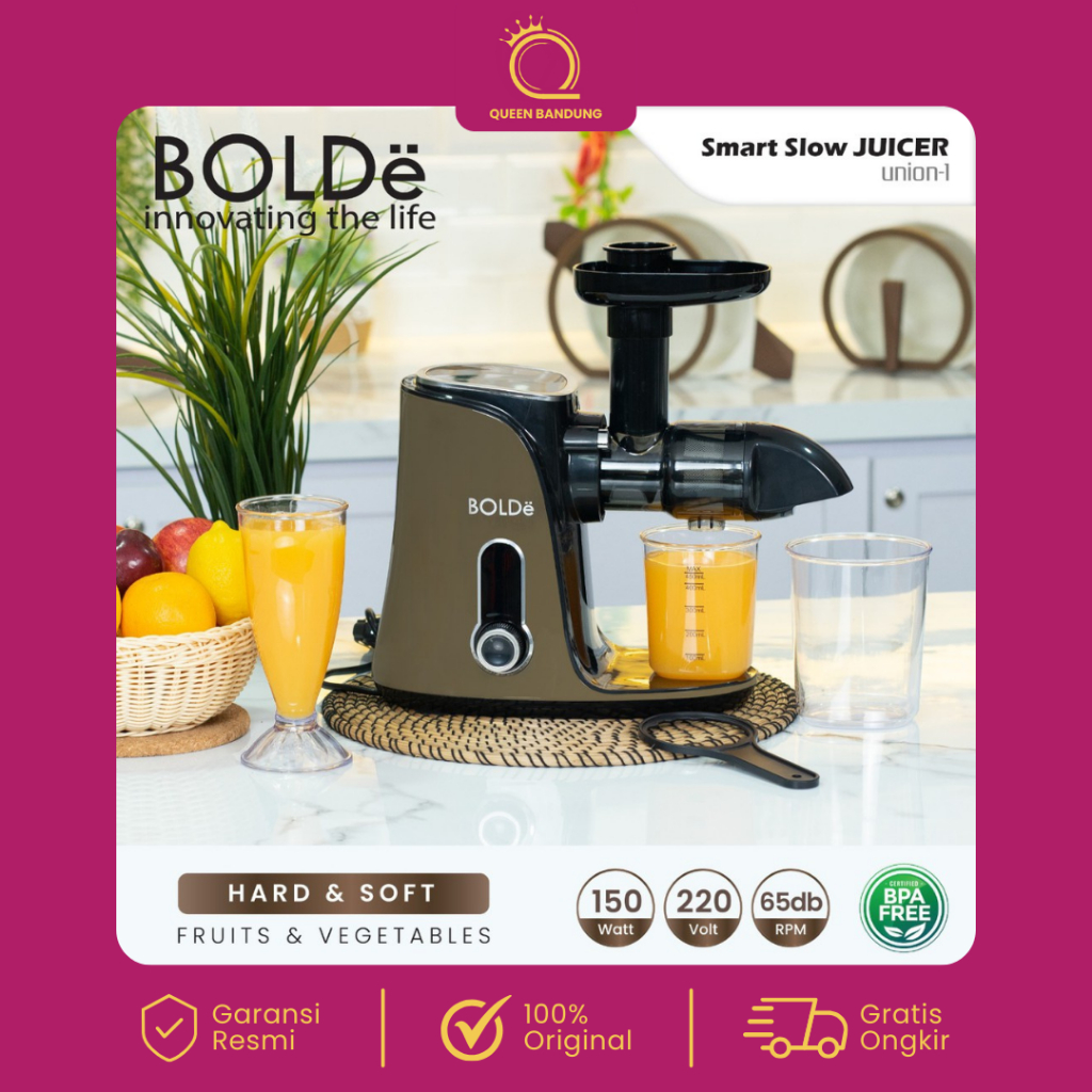 Jual BOLDe Super Smart Slow Juicer Union | Shopee Indonesia