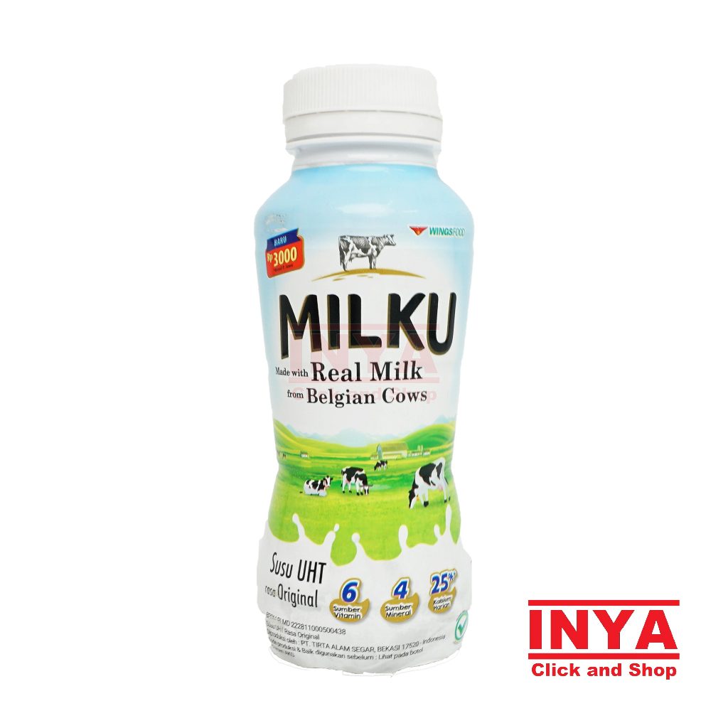 Jual Milku Susu UHT Rasa Original 200ml - Susu Kemasan - Milk Drink ...