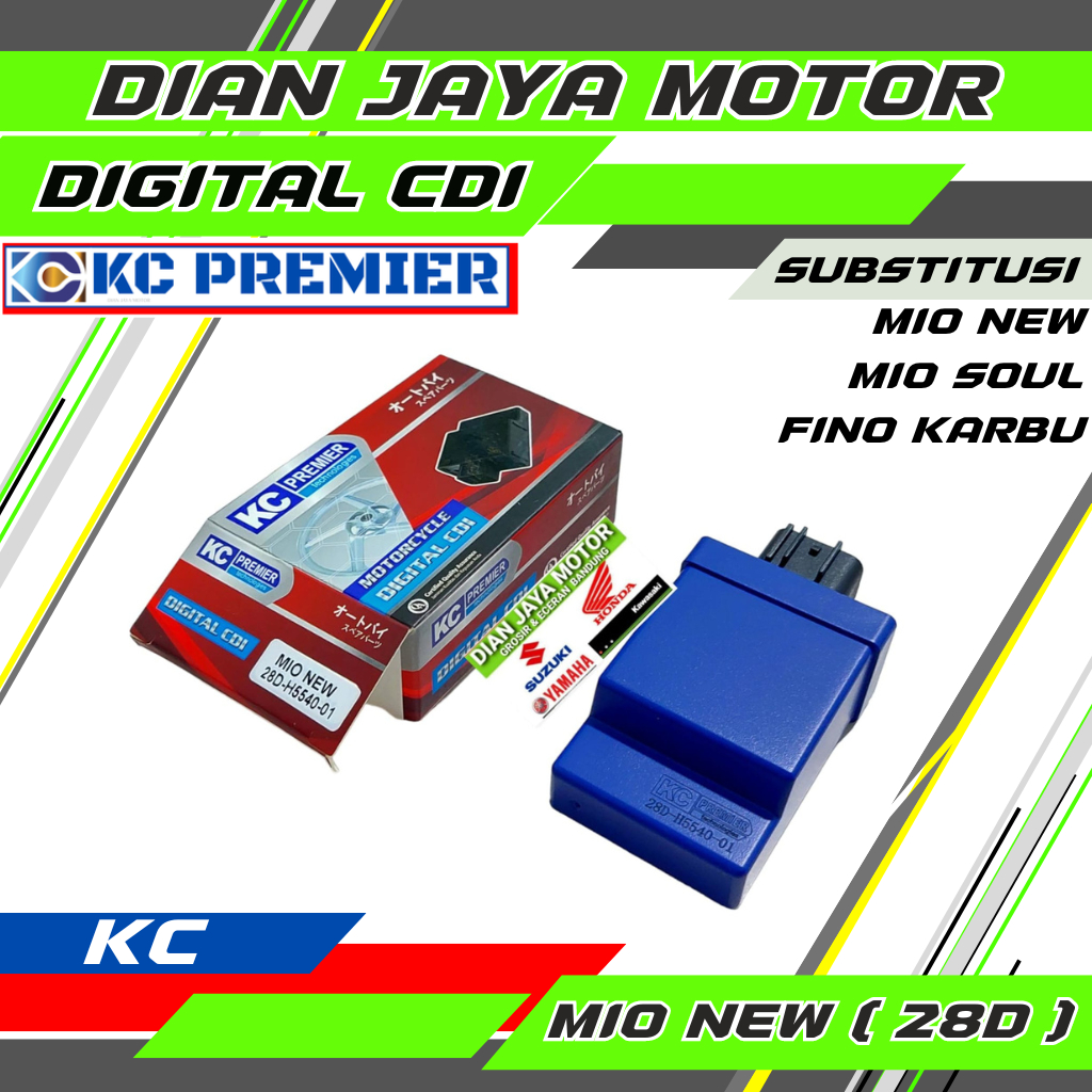 Jual CDI Mio New Mio Soul Fino KC Premier Capasitor Discharge Ignition ...