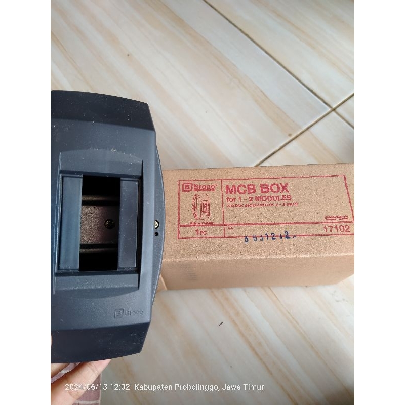 Jual BOX MCB ISI 1 DAN 2 MCB GRUP BROCO 100% ORIGINAL | Shopee Indonesia