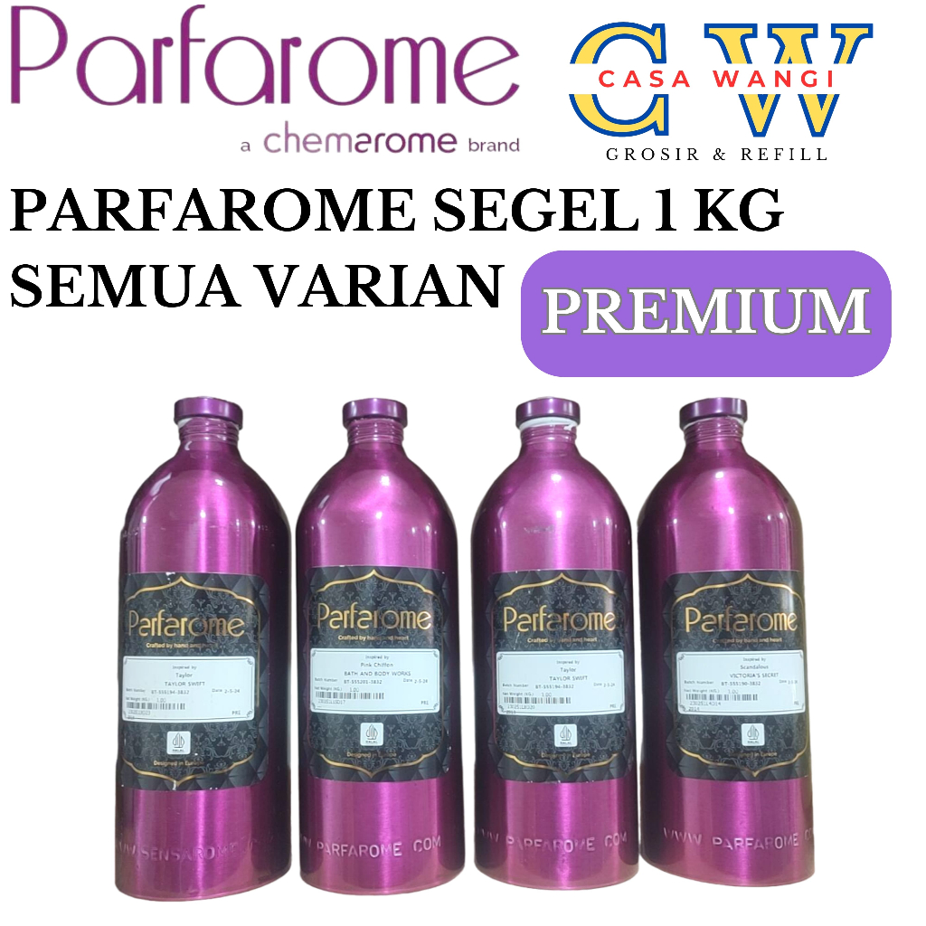 Jual (1 KG) PRODUK PARFAROME PREMIUM SEGEL 1 KG.BIBIT PARFUM PARFAROME ...