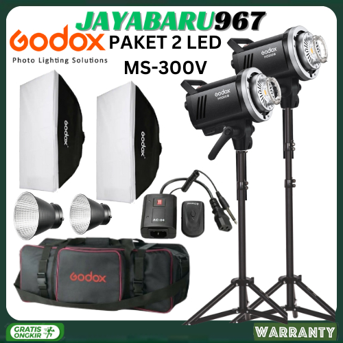 Jual Godox MS-300V MS300V MS300 V Paket Lampu Lighting Studio | Shopee ...