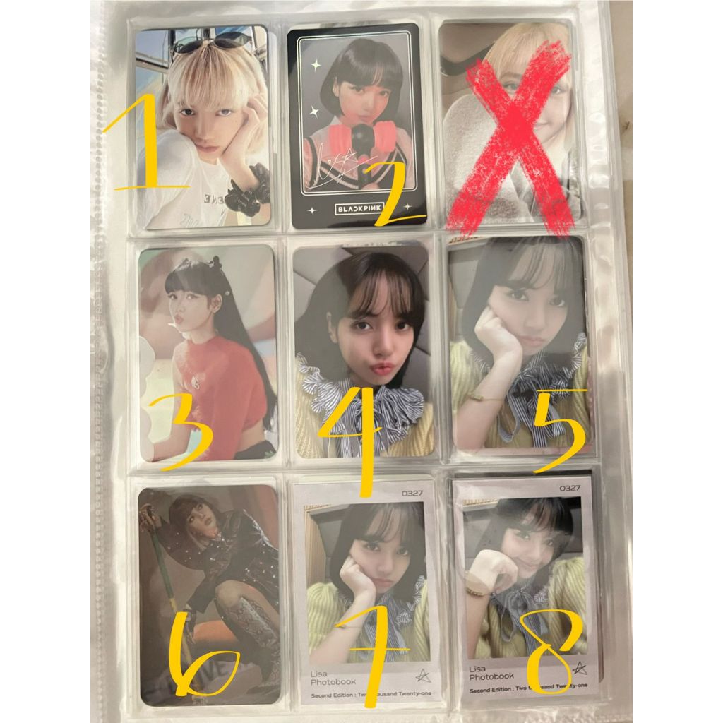 Jual BLACKPINK LISA PHOTOCARD PC OFFICIAL | Shopee Indonesia