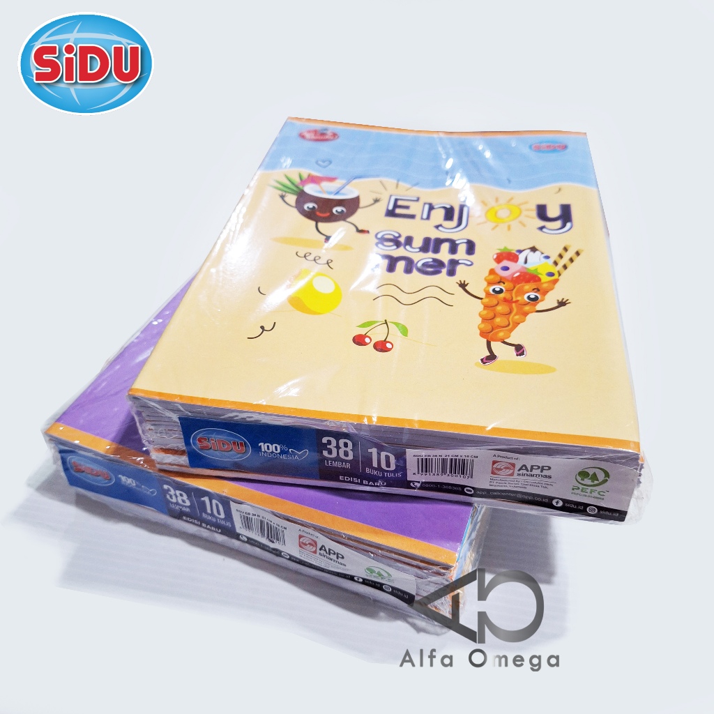 Jual Buku Tulis Kecil Sidu 38 lembar 1 pack isi 10 buku | Shopee Indonesia