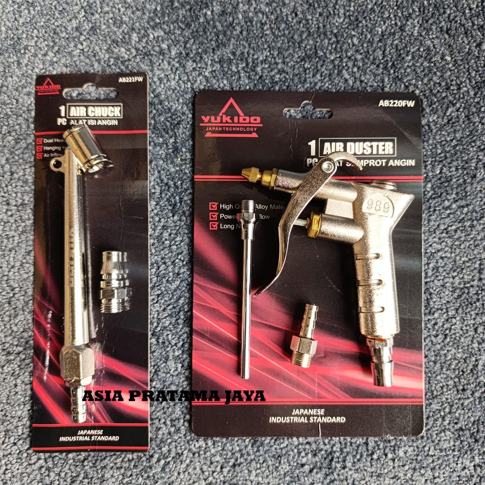 Jual PAKET PREMIUM Air Chuck + Air Duster Paket Isian Angin Semprotan Angin ban ELLKA Isi Angin ...