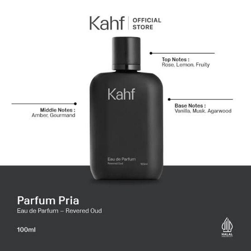 Jual kahf saffron oud / revered oud eau de parfum 100 ml kahf parfum ...