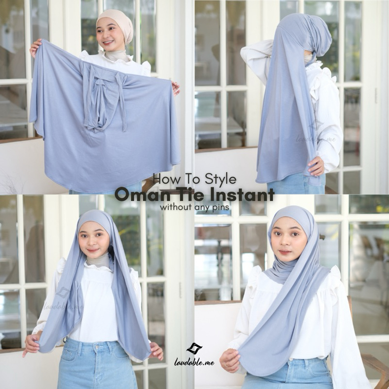 Jual Laudable - Oman Tie Instant (Instant Oval Kaos Rayon Premium ...