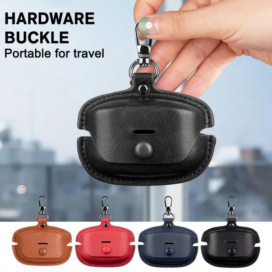 Jual Leather Case cover sony wf-1000xm4 sarung kulit keychain headset ...