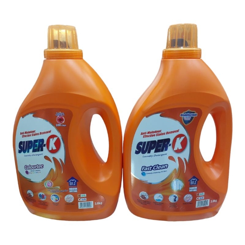 Jual SUPER-K LAUNDRY DETERGENT MADE IN MALAYSIA 3.8kg | Shopee Indonesia