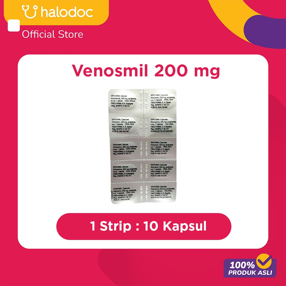 Jual Venosmil 200 mg 10 Kapsul | Shopee Indonesia