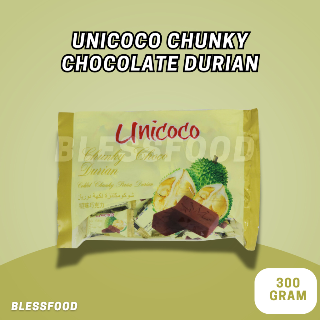 Jual Unicoco Chunky Choco Durian Ready Stock [Expired 2025] Import ...