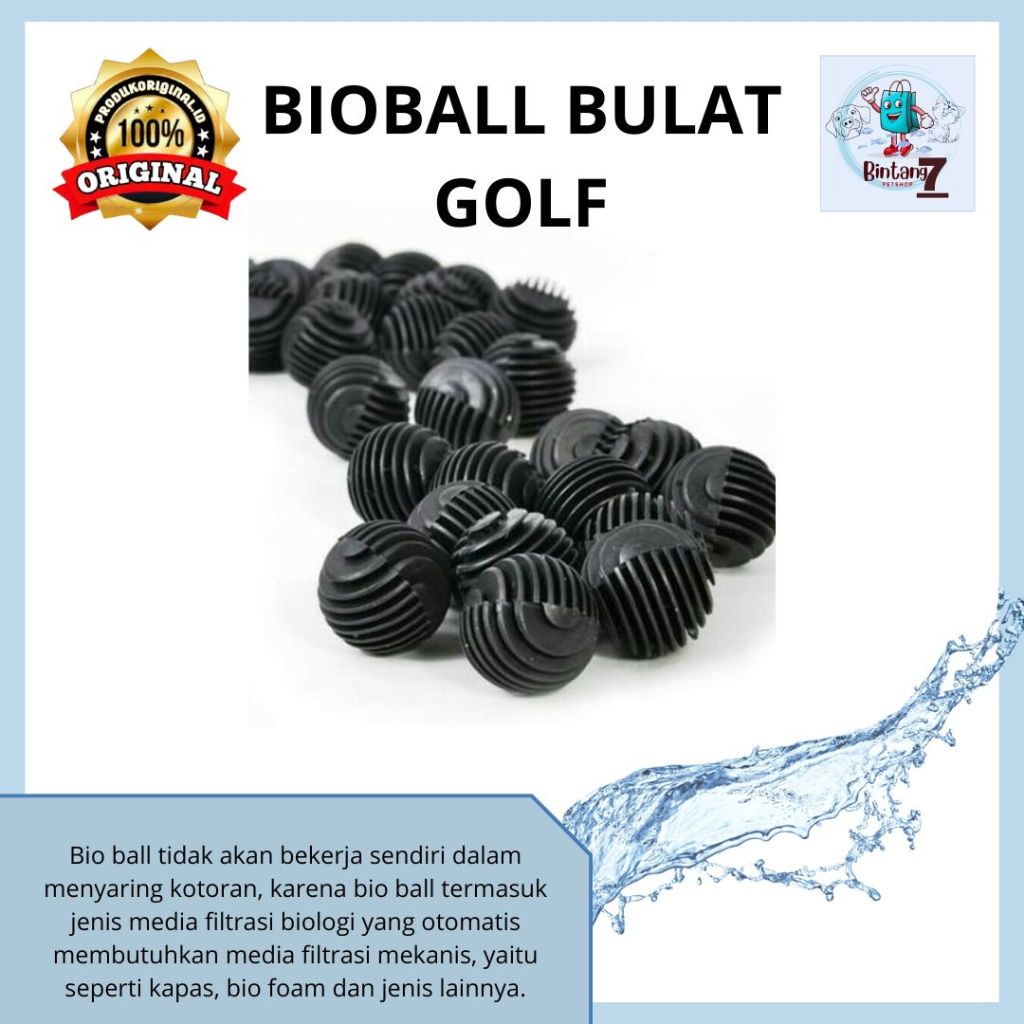 Jual Bio Ball Bulat Bioball Filter Kolam Bulat 3cm | Shopee Indonesia