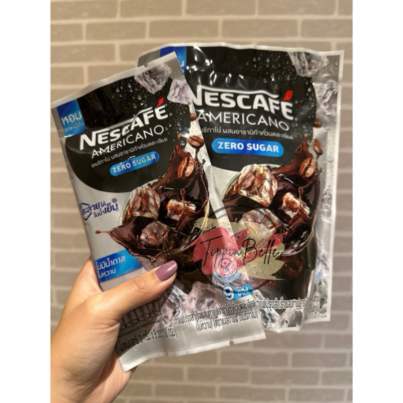 Jual Nescafe Americano Zero Sugar isi 9 atau 27 ori Thailand | Shopee ...