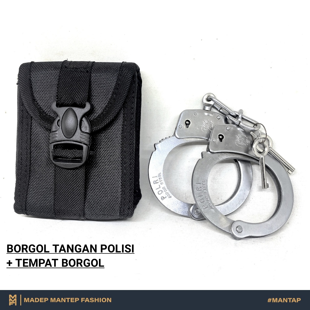 Jual Borgol Polisi Borgol Besi Tangan HandCuff Borgol Polisi Borgol ...