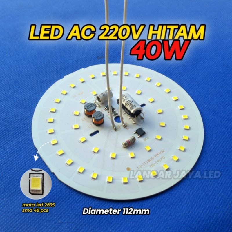 Jual Modul PCB Led Ac Kode Hitam 40w ~Lancar Jaya Led~ | Shopee Indonesia