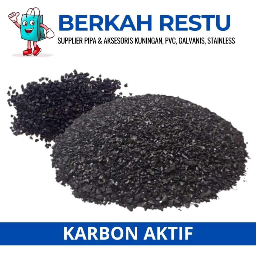 Jual Karbon aktif 1 KG Media Karbon Aktif 1 KG (Filer Air) | Shopee Indonesia