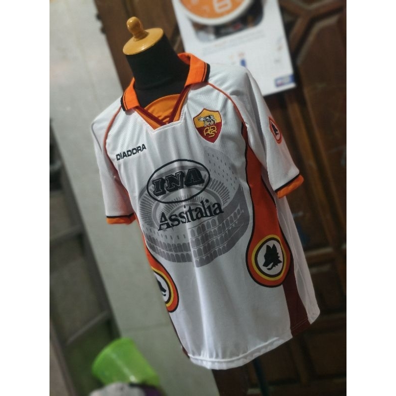 Jual jersey as roma retro | Shopee Indonesia