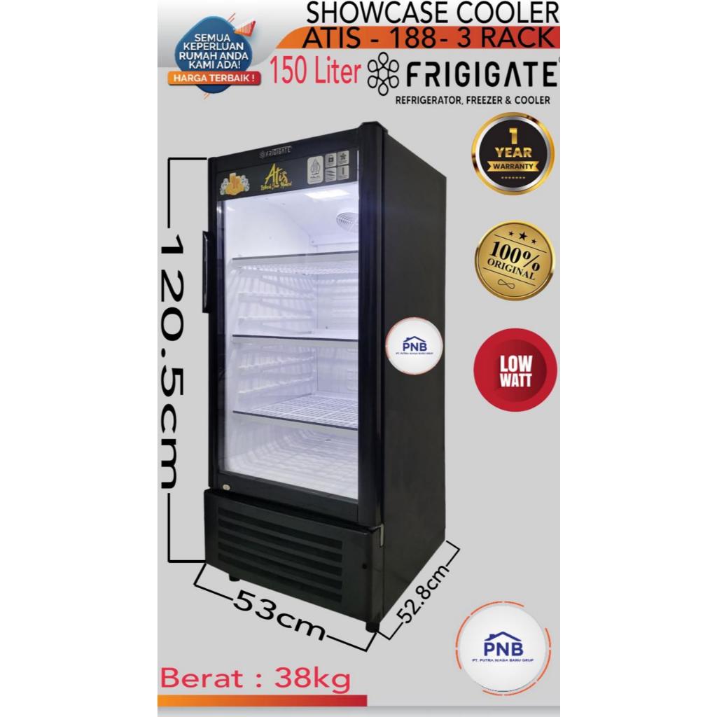Jual SHOWCASE FRIGIGATE SCA 180 3 RAK DISPLAY COOLER LOW - ATIS 188 ...