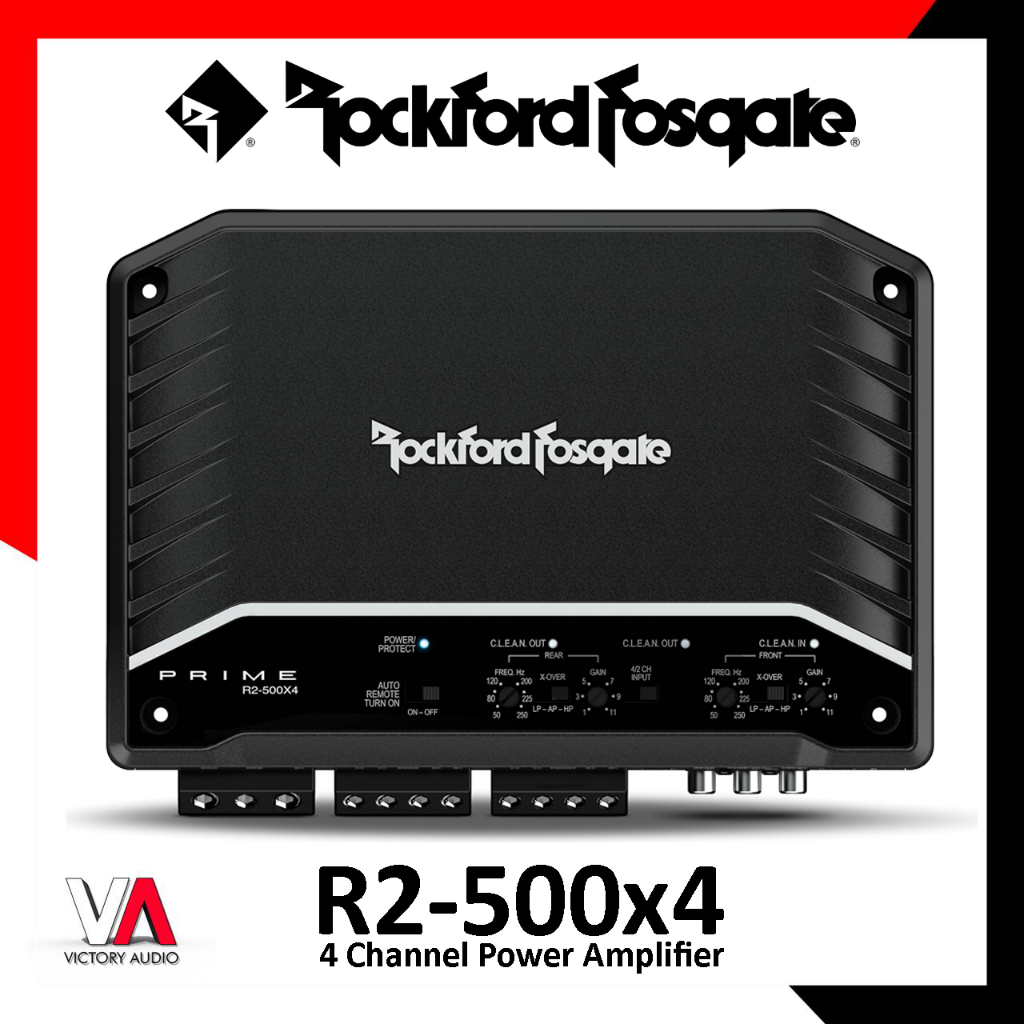 Jual Power Amplifier 4 Channel ROCKFORD FOSGATE R2-500x4 Bridgeable ...