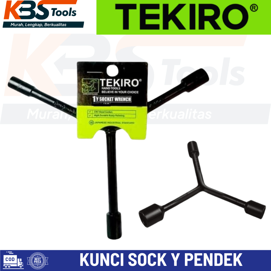 Jual TEKIRO Kunci Sock Y Pendek 8 x 10 x 12 mm / Short Y Type Wrench ...