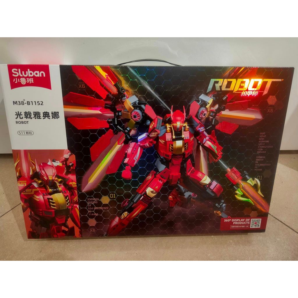 Jual Sluban Bricks Robot Mecha Red Spear Angels B1152 | Shopee Indonesia