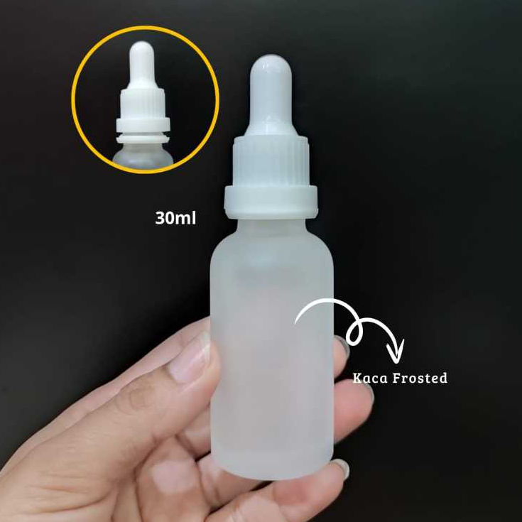 Jual Botol Serum Skincare Essence Dropper Pipet Kaca Frosted Doff Botol ...
