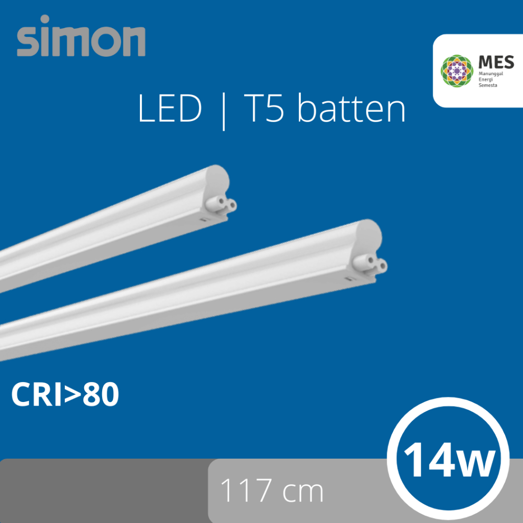 Jual LAMPU SIMON TL T5 BATTEN 14W (117 cm) | Shopee Indonesia