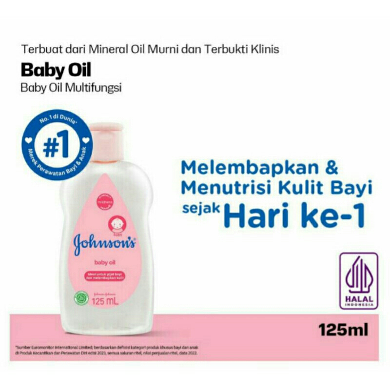 Jual JOHNSON'S Baby Oil - 125ml | Shopee Indonesia