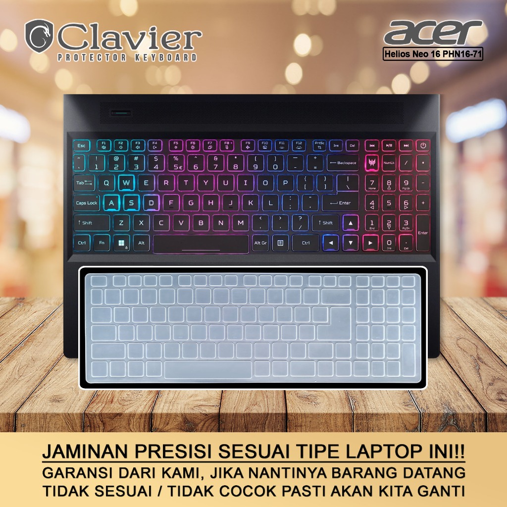 Jual Cover Keyboard Screen Protector Garskin Laptop Anti Gores Acer ...