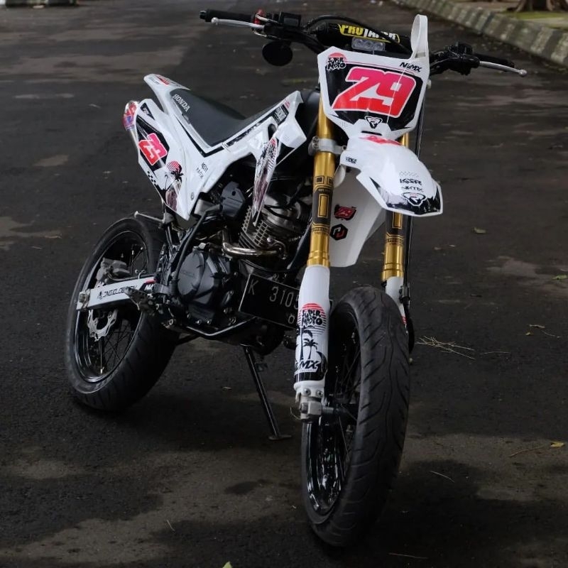 Jual Decal stiker CRF 150L Full body custom - decal crf supermoto ...