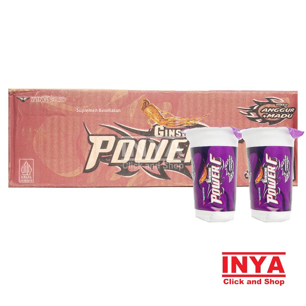 Jual Ginseng Power-F Rasa Anggur Madu 24x180ml - Minuman Suplemen ...