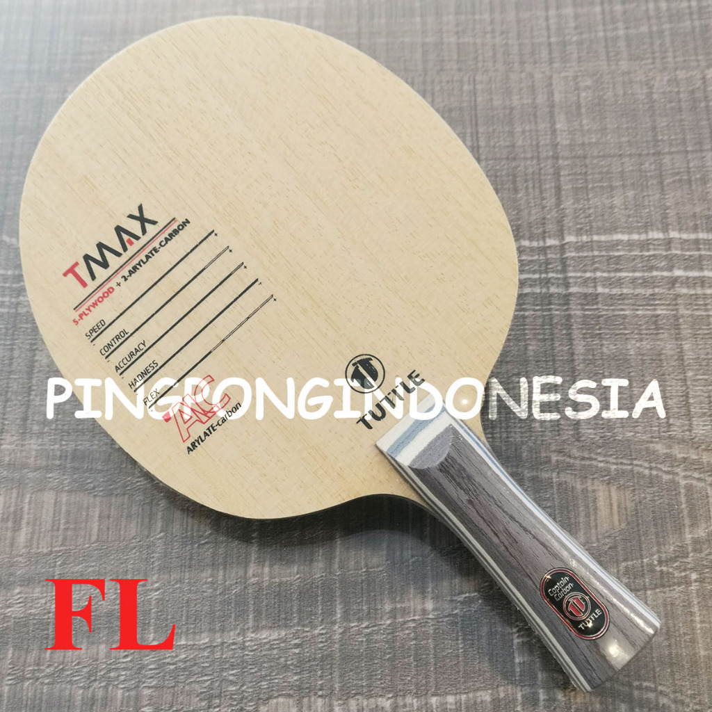 Jual Tuttle Tmax ALC - Kayu Blade Pingpong Bet Bat Tenis Meja Plywood Arylate Carbon Tuttle TMX ...