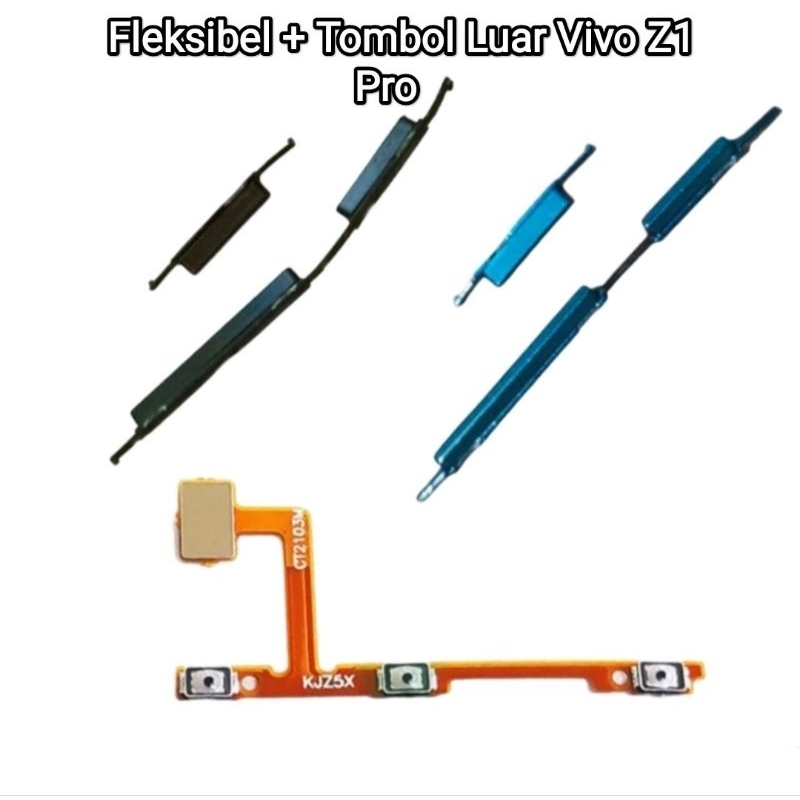 Jual Fleksibel + TOMBOL LUAR ON OFF + VOLUME VIVO Z1 Pro Fullset | Shopee Indonesia