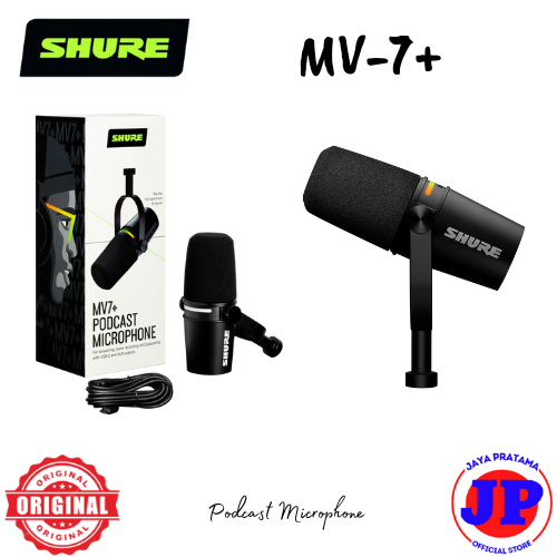 Jual Shure MV7+ Podcast Microphone Original MV-7+ | Shopee Indonesia