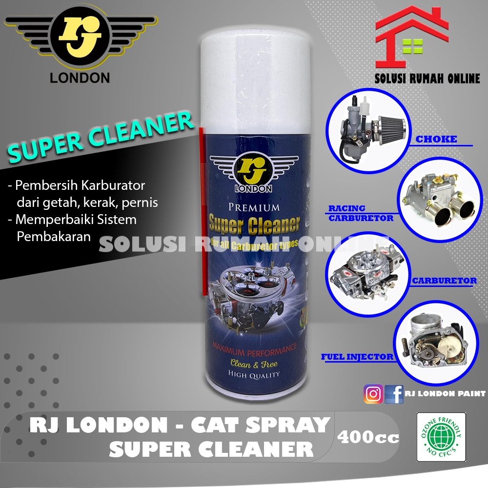 Jual RJ Super Cleaner Karburator Injector Injeksi Pembersih Kalbulator ...